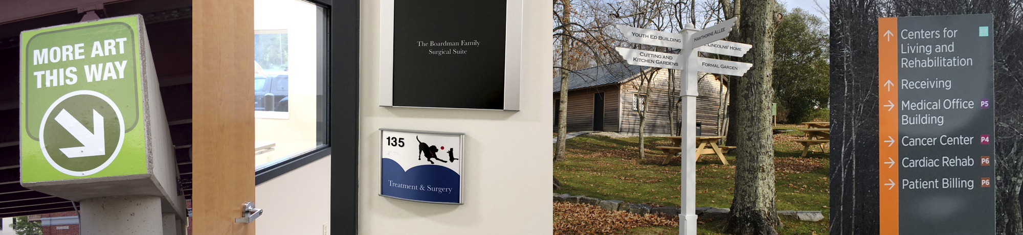 Vermont Custom Wayfinding & Directional Signage by GVH Studio, Inc